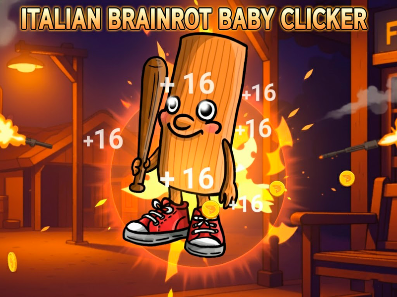 Italian Brainrot Baby Clicker 🕹️ Main secara dalam talian di SGameS