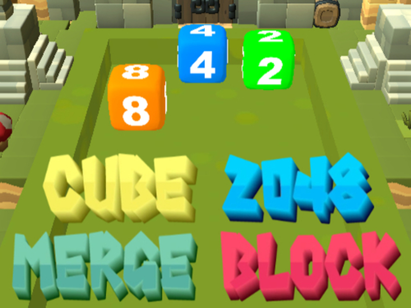 2048 Cube Merge Block 🕹️ Main secara dalam talian di SGameS