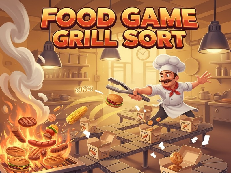 Food Game Grill Sort 🕹️ Main secara dalam talian di SGameS
