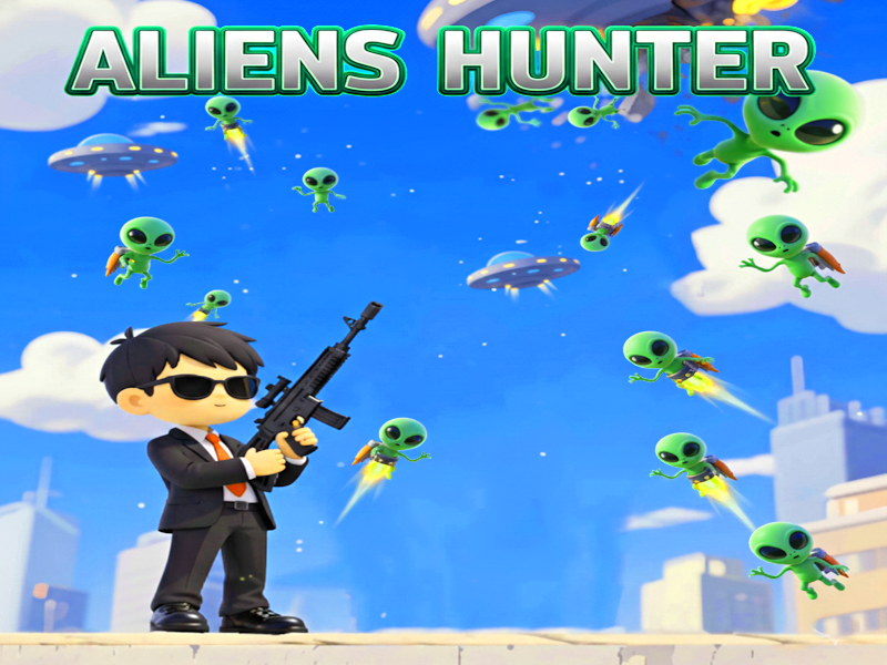 Aliens Hunter 🕹️ Main secara dalam talian di SGameS