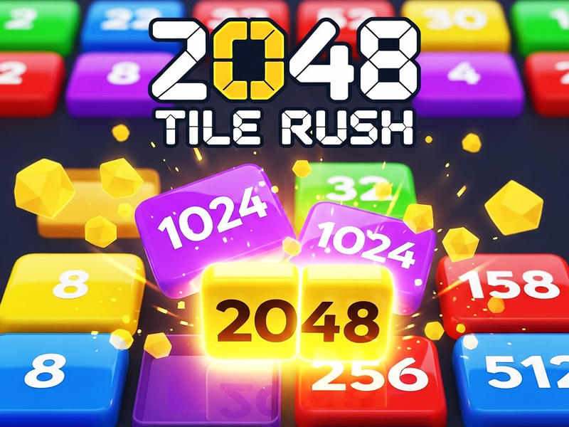 2048 Tile Rush 🕹️ Main secara dalam talian di SGameS
