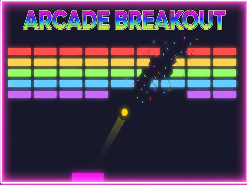 Arcade Breakout 🕹️ Main secara dalam talian di SGameS