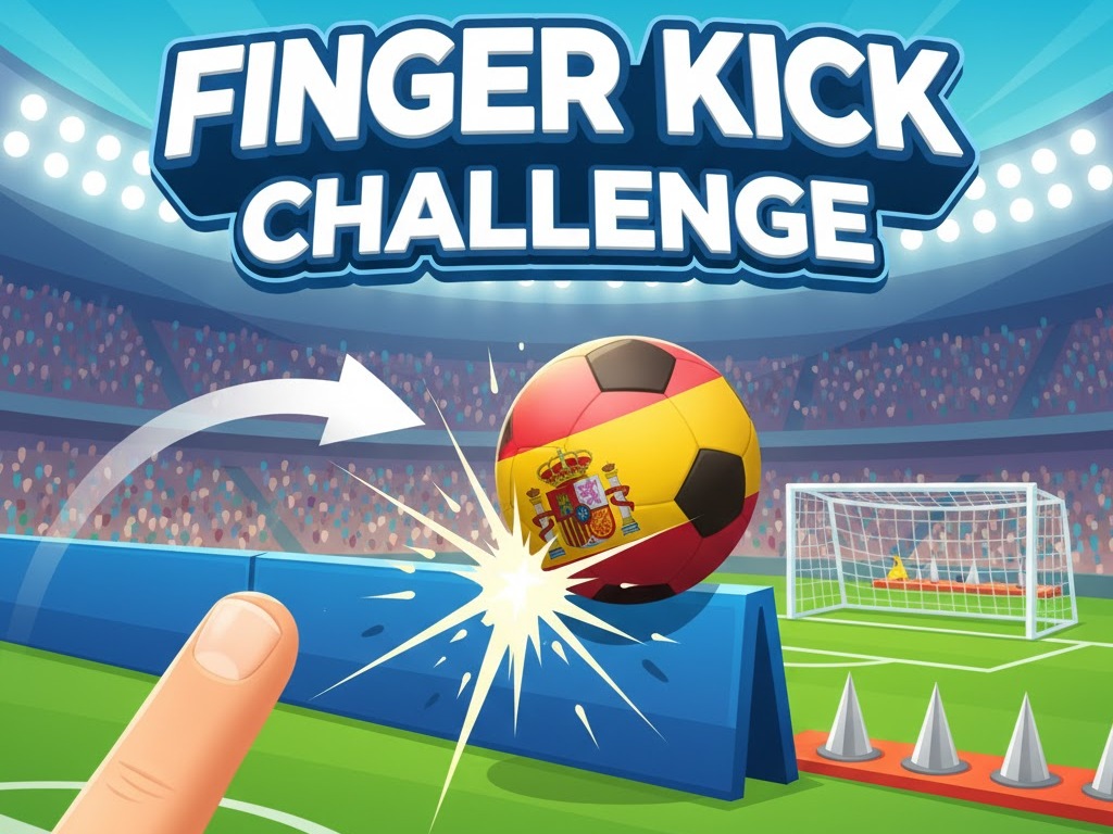Finger Kick Challenge 🕹️ Main secara dalam talian di SGameS