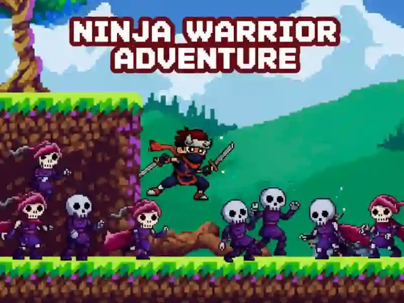 Ninja Warrior Adventure 🕹️ Main secara dalam talian di SGameS
